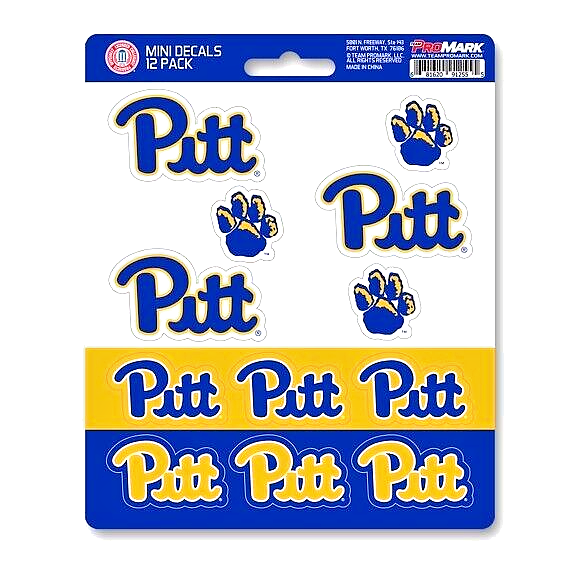 Pitt Panthers Vinyl Die-Cut Sticker Set / Decal Sheet *Free Shipping | eBay