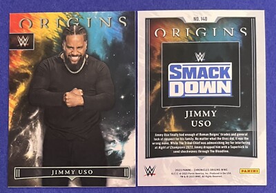 Jimmy Uso 2023 Panini Chronicles WWE ORIGINS INSERT Card #140 | eBay