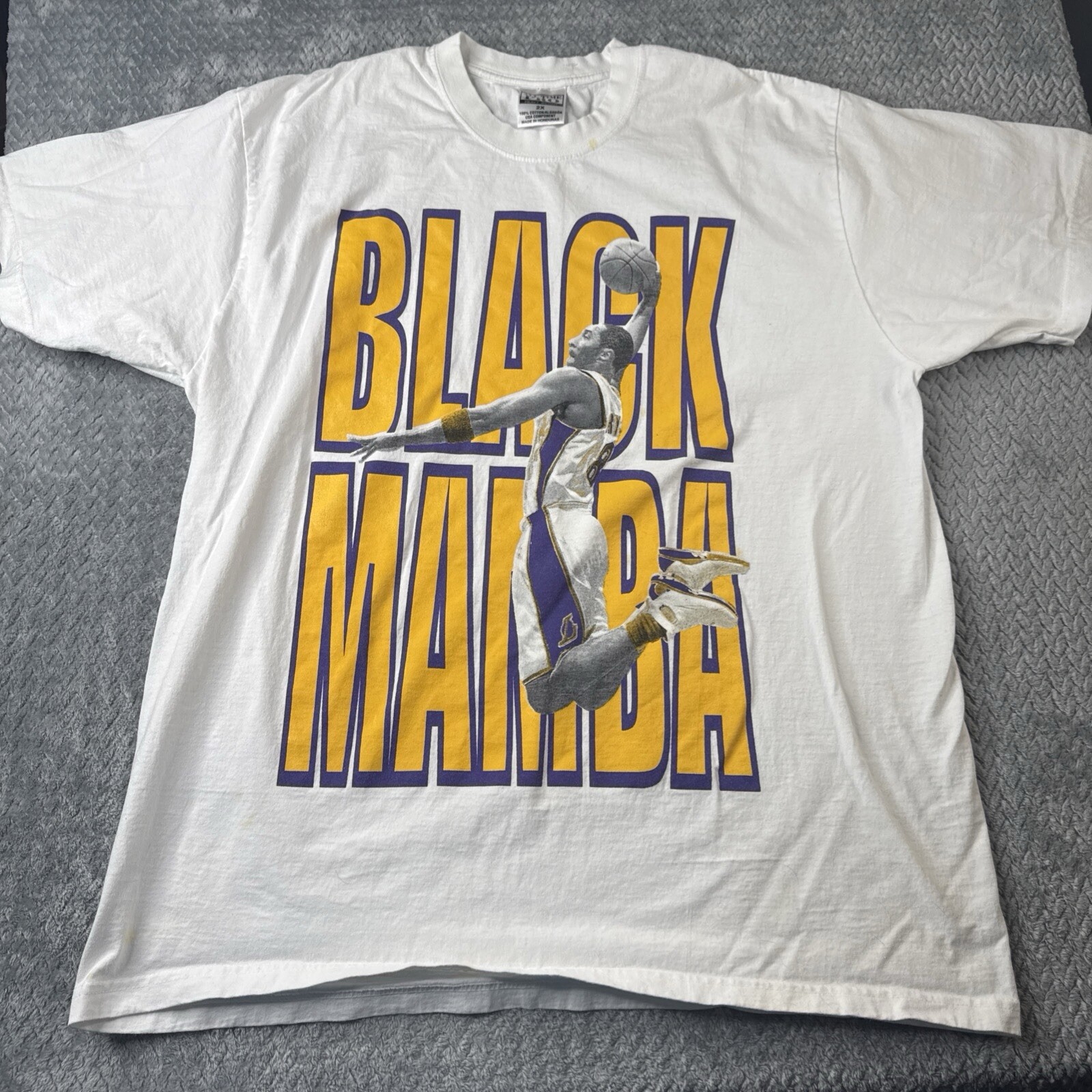 Kobe Bryant Black Mamba All Time Pro Shirt Mens 2XL S… - Gem