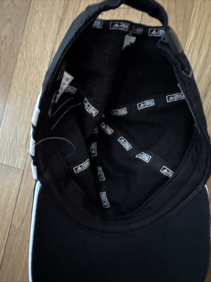 Audi Adidas Hat Black Adjustable Strap Embroidered Logo Automotive Cap ...