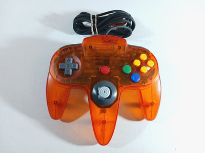 Funtastic Orange N64 Controller OEM Authentic Nintendo 64 Tight Stick ...
