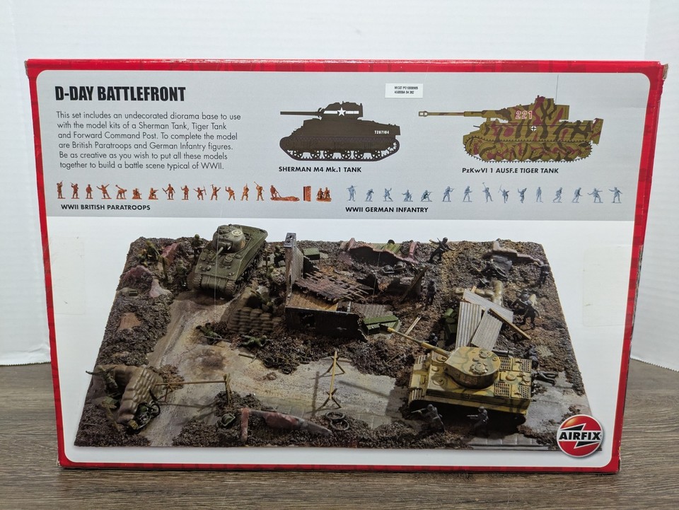 Airfix - 1:76 Scale D-Day Battlefront Plastic Model Kit A50009A ...