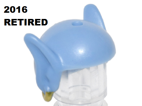 LEGO Minifigure Blue Ears Space Head Helmet Bald Alien Marvel Gold ...
