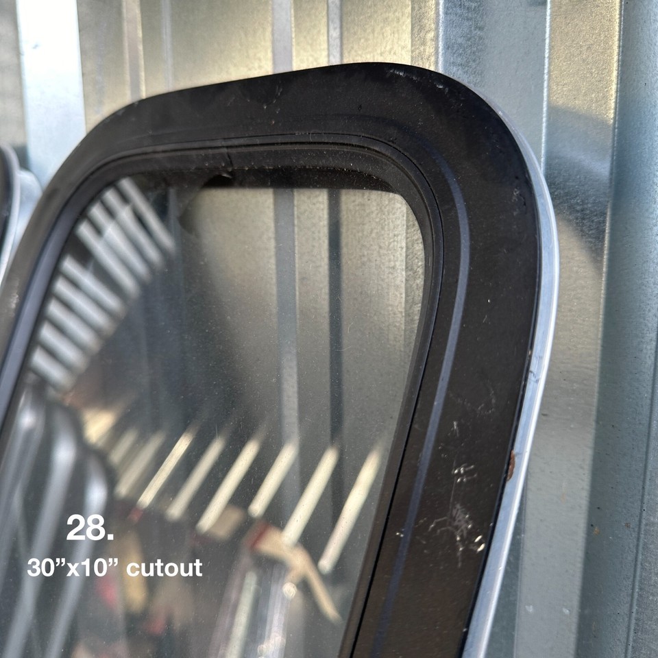 NOS Aftermarket 3pc Slot Van Windows 30"x10" Conversion Camper RV ...