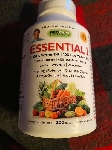 Andrew Lessman Essential 1 2000 IU D3 200 Caps Expiration 10/30/2024 | eBay