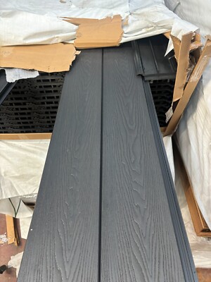 Composite WPC Cladding Boards Anthracite 3.6m Fast Delivery BULK DEALS ...