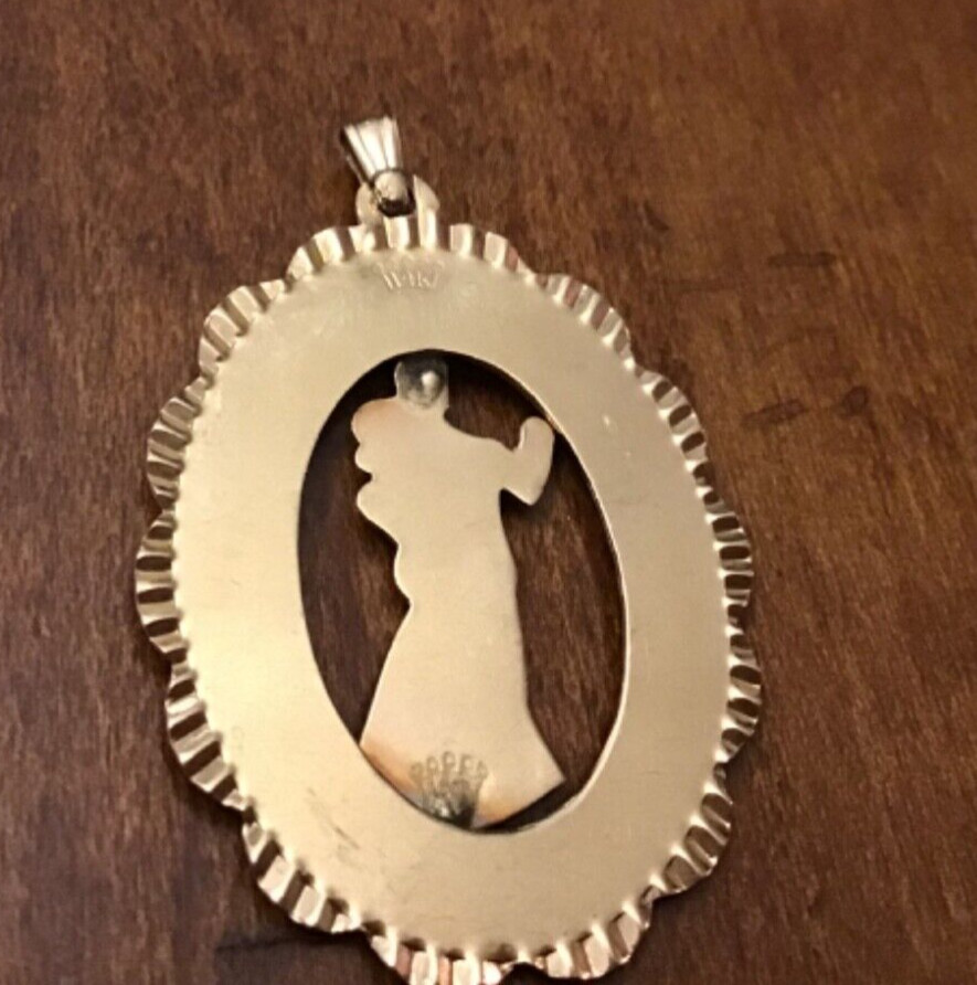 14k gold elegant dancing couple vintage charm - Gem