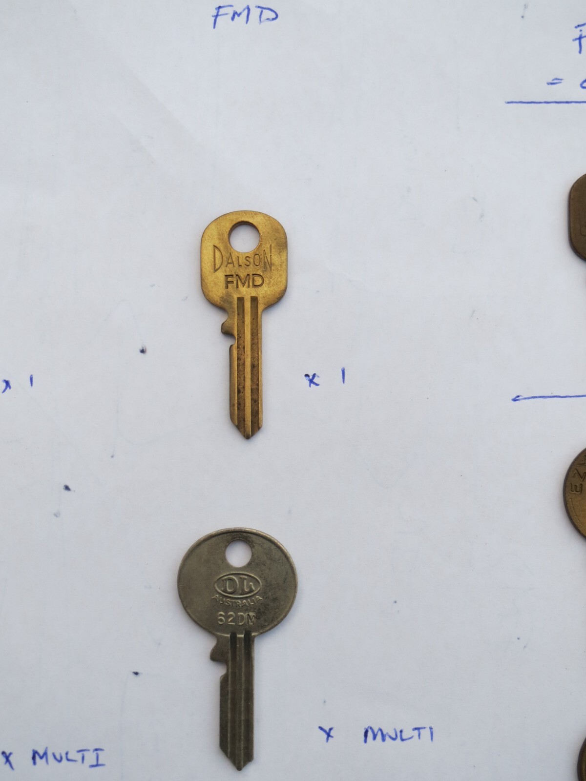 TRIUMPH NORTON BSA - uncut key blanks- : FMD/EJR/FNR Wilmot Breeden | eBay