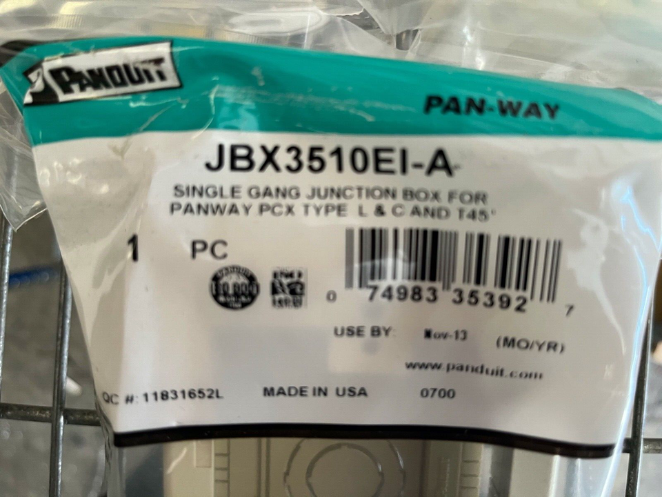 Panduit JBX3510EI-A Single Gang Junction Box New Lot of 9 | eBay