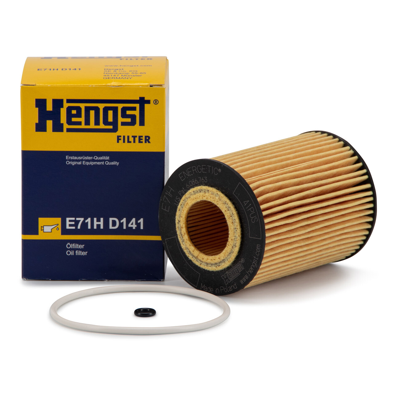 HENGST E71HD141 Ölfilter für MERCEDES C-/E-/G-/M-/S-KLASSE 280-350CDI ...