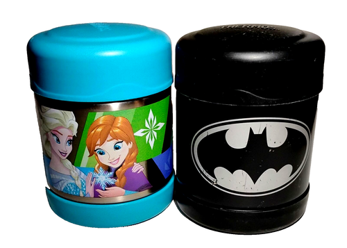Disney Frozen/DC Batman Thermos School Lunch Container Hot Cold Son ...