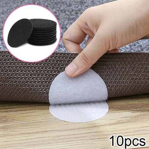 10 Pcs Double Sided Sticky Tape Adhesive Sticker Rug Mat Carpet Gripper ...