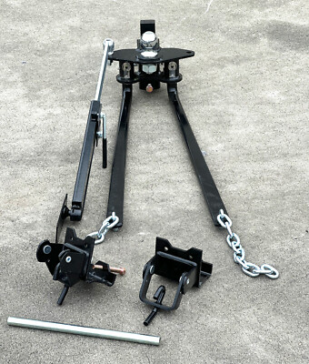 Trailer Weight Distribution Hitch System w/Sway Control 6" Drop Raise ...