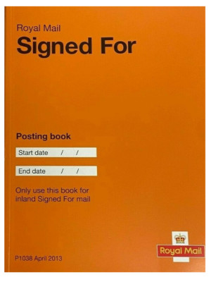 Royal Mail Signed for postage book ---- - New | eBay UK