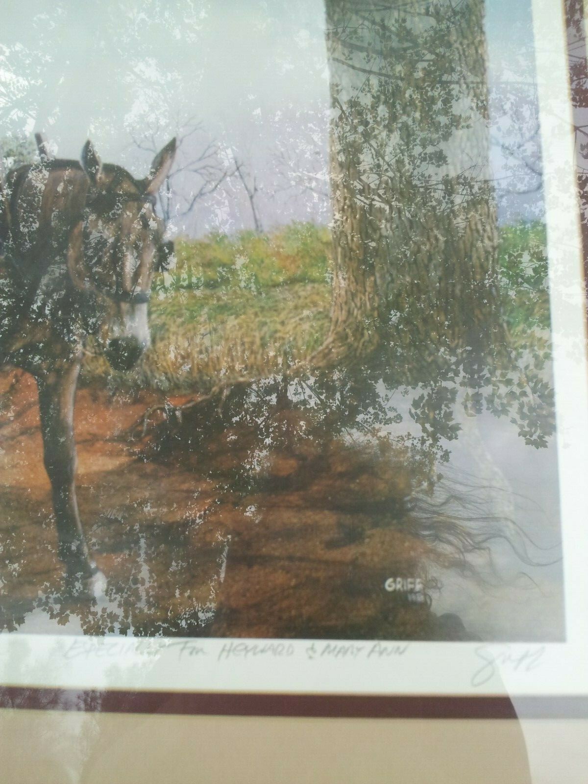 SC Artist George Griff Signed Large Framed Print 575/1500 - "Goin Home ...