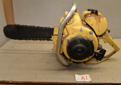Vintage Clinton D55 collectible chainsaw original paint & bar early ...