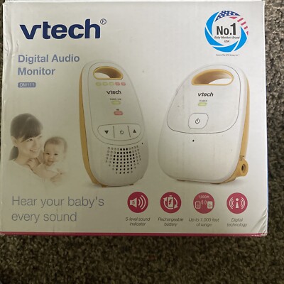VTech DM111 Audio Baby Monitor with 1 Parent Unit with Rechargeable ...
