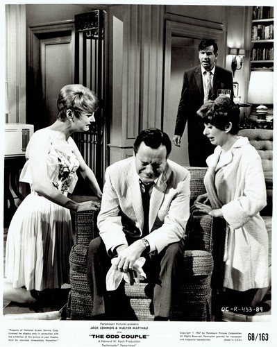 1967 Vintage Photo cast of "The Odd Couple" movie Shelley Evans Lemmon ...