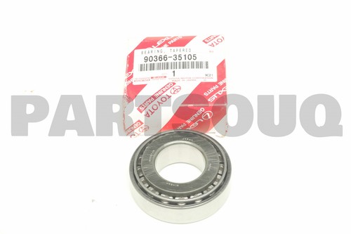 9036635105 Genuine Toyota BEARING (FOR FRONT AXLE HUB OUTER), RH/LH ...
