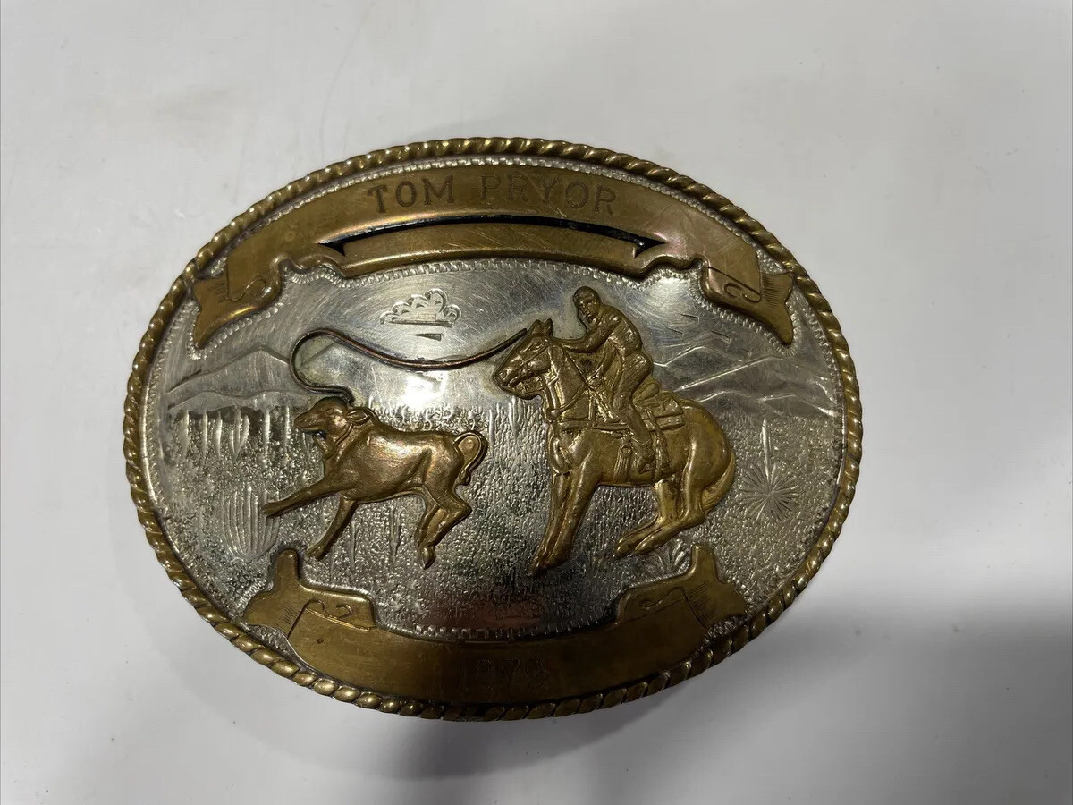 Vintage Comstock Silversmiths German Silver Engraved Tom Pryor 1979 ...