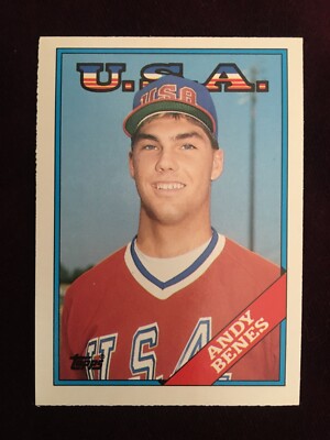1988 Topps #14T Traded USA Andy Benes Rookie Baseball Card | eBay