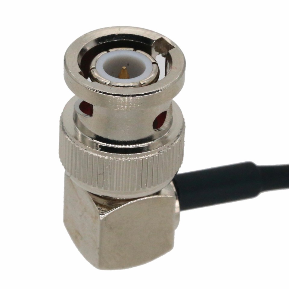 BNC 90° to Microdot M/M RG174 Cable 1~10M for TOFD NDT GE Accelerometer ...