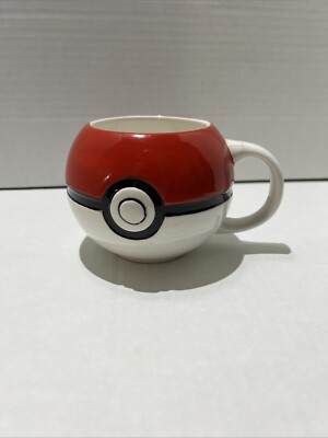 Nintendo Pokemon PokeBall Ceramic Coffee Tea Cup Mug 16 oz. | eBay