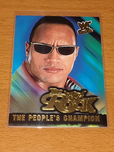 WWE WWF THE ROCK 2001 FLEER WRESTLEMANIA THE PEOPLE'S CHAMPION #11 OF ...