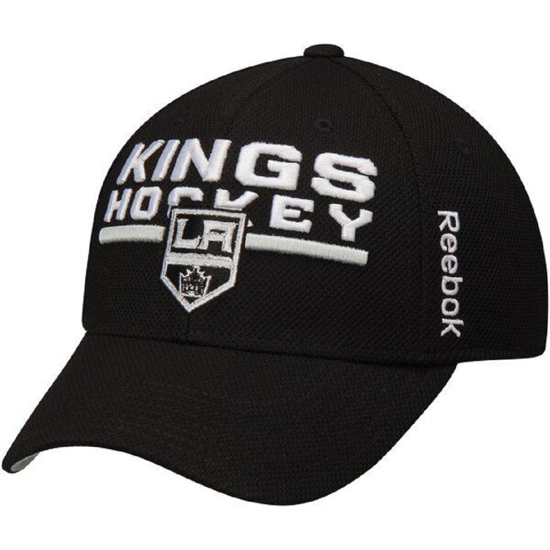 Reebok Los Angeles Kings Locker Room Structured Flex Hat - Size S/M | eBay