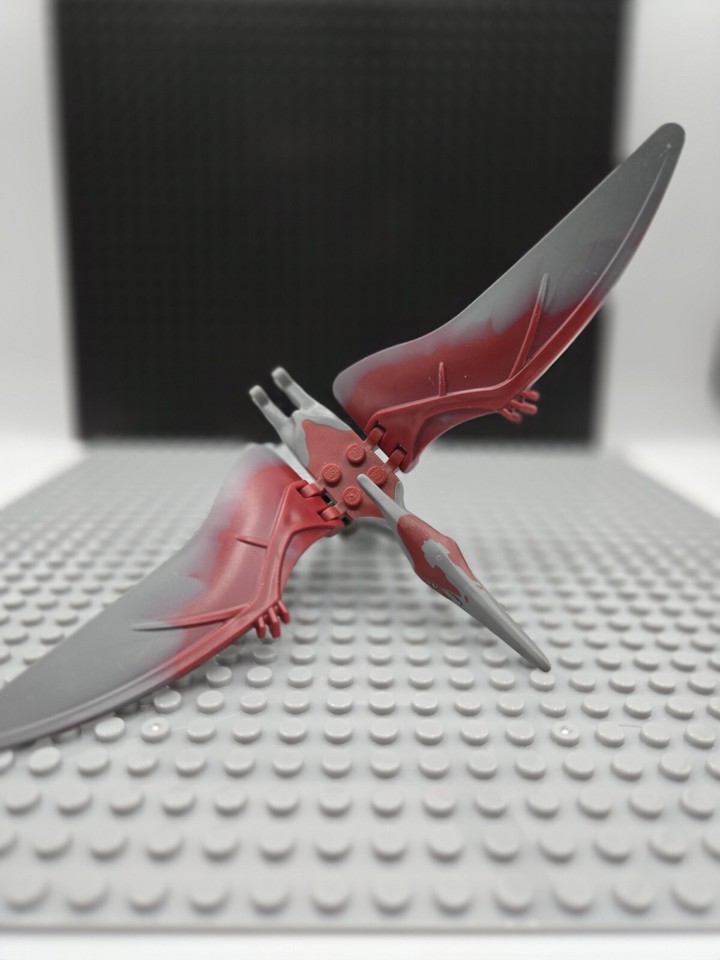 LEGO Jurassic World PTERODACTYL Ptera04 Dinosaur 75915 Grey Pteranodon ...