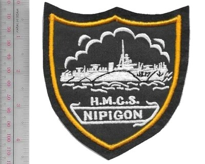Canada Royal Canadian Navy RCN WWII HMCS Nipigon J-154 Destroyer ...