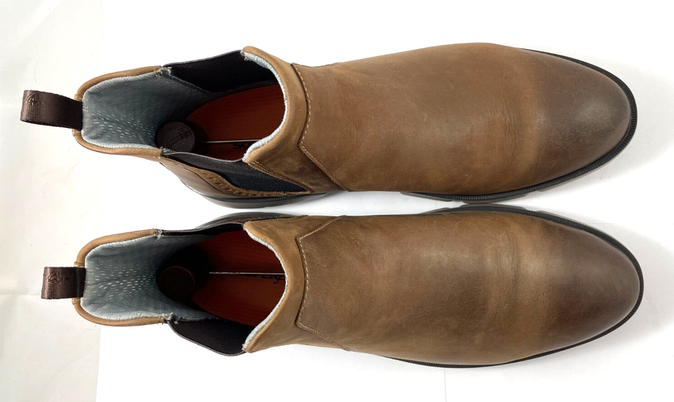 Johnson Murphy Men's 12 XC4 Tanner Chelsea Leather Ankle Boots Tan ...