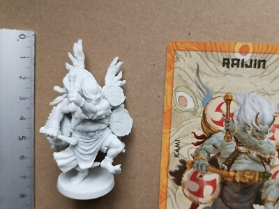 RAIJIN MINIATURE+ENGLISH CARD KAMI UNBOUND / ORIENTAL/ RISING SUN CMON ...