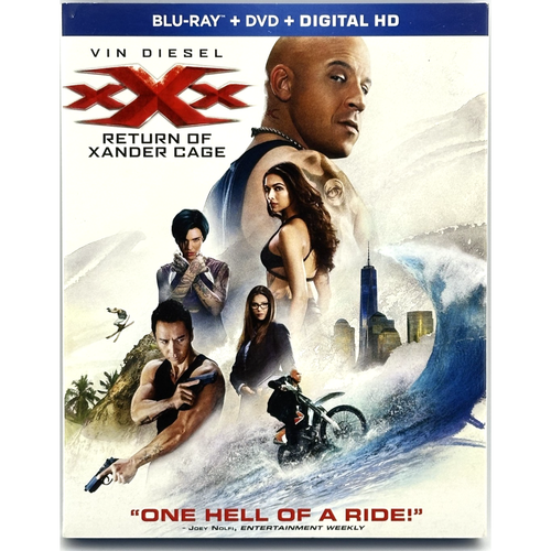 XXX: THE RETURN OF XANDER CAGE (2017) BLU-RAY / DVD Diesel Yen Padukone 32429269614| eBay