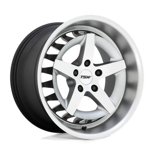 18x10 TSW Degner Matte Titanium With Machined Face Wheels 5x112 (25mm ...