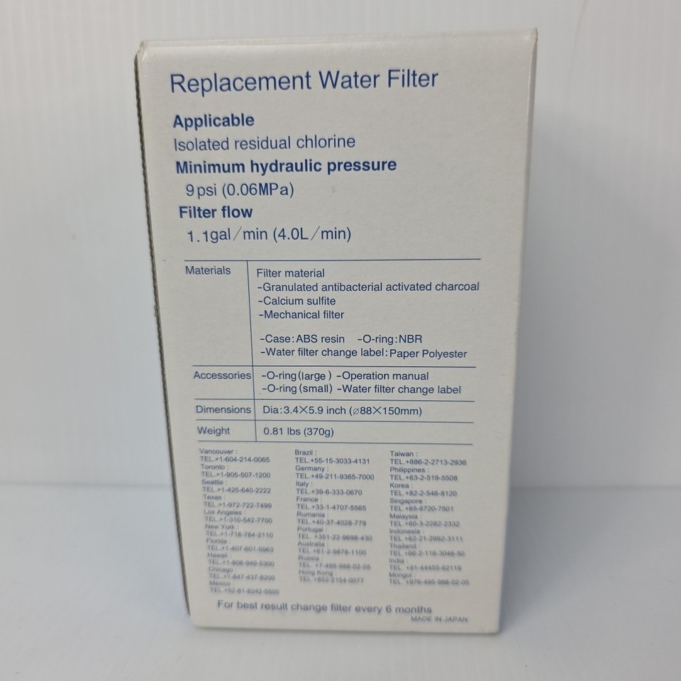 Authentic Enagic/LeveLuk Ionizer Machine Filter Replacement Model MW ...