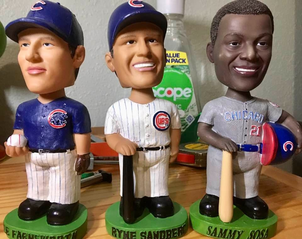Ryne Sandberg Chicago Cubs Bobbleheads / Sammy Sosa/ Kyle Farnsworth ...