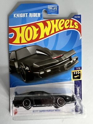 Hot Wheels Knight Rider K.I.T.T. KITT Super Pursuit Mode HW Screen Time ...