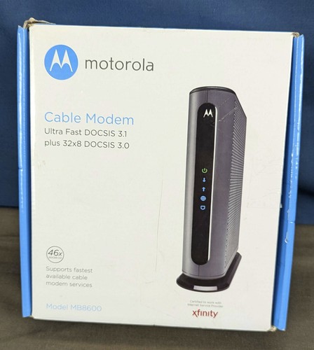 Motorola MB8600 DOCSIS 3.1 Cable Modem - Open Box | eBay