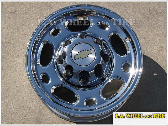 SET OF 4 CHROME 16" CHEVROLET SILVERADO 1500 2500 SIERRA YUKON OEM ...