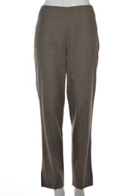 Gunex Womens Pants Size 8 Taupe Gray Dress Trousers Wool Career | eBay