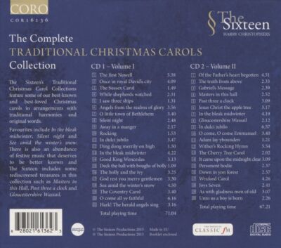 THE COMPLETE TRADITIONAL CHRISTMAS CAROLS COLLECTION NEW CD ...