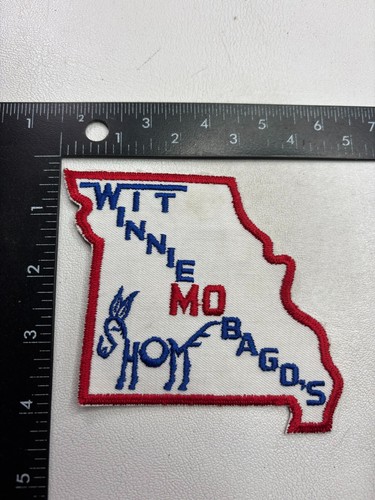 Vintage WIT WINNIEMOBAGOS State Map Shape Missouri Winnebago Camper ...