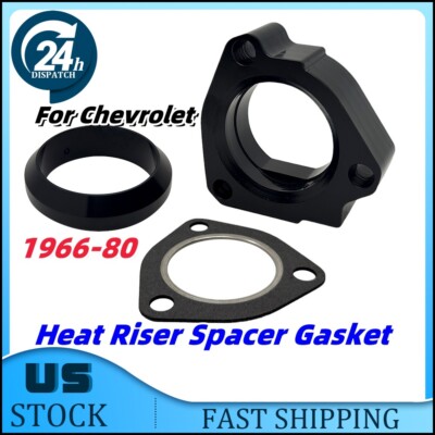 Heat Riser Spacer Eliminator For Chevrolet 1966-80 Small Block Exhaust ...