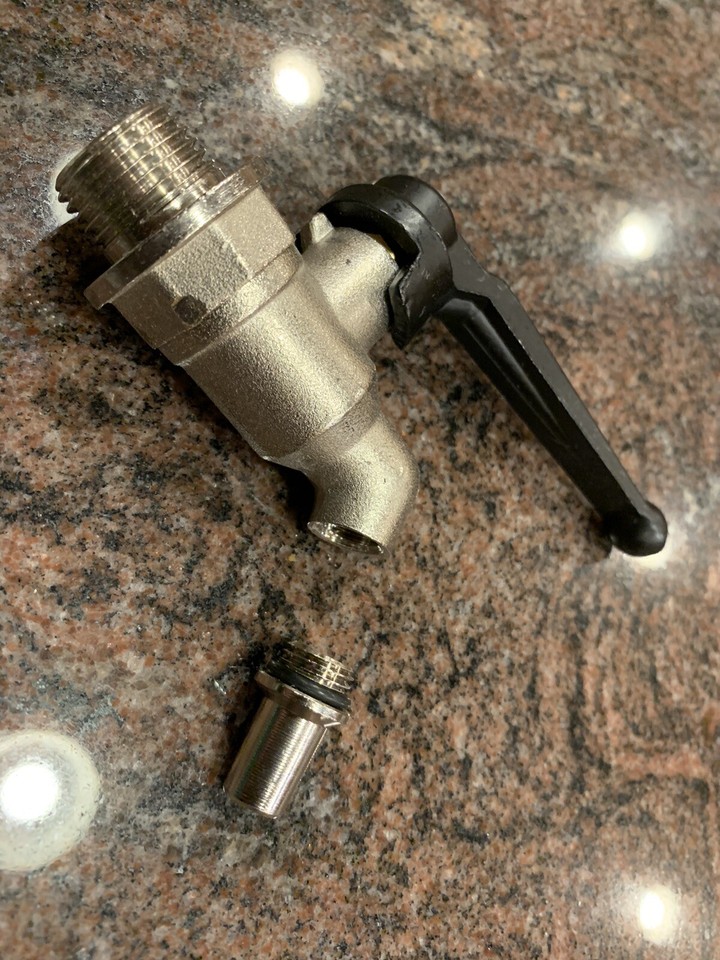 Stainless Steel Tap for Oil Drums (Black Handle) | eBay