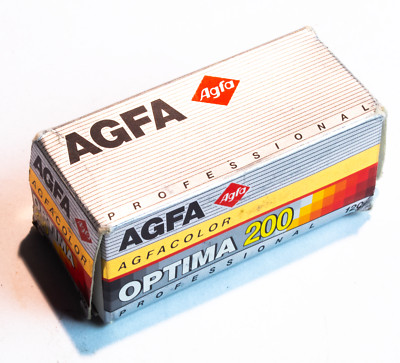 AGFA Agfacolor OPTIMA 200 Professional 120 Film EXPIRED 02/2000 | eBay