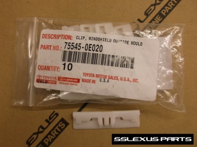 Lexus RX350 RX450H (2016-2018) (NAP) OEM WINDSHIELD SIDE MOULDING CLIPS ...