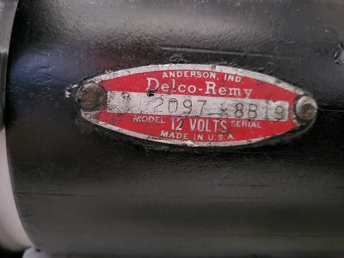 1958-1962 Chevy V8 Restored Delco Remy Generator FOR 1102097 8B19 ...
