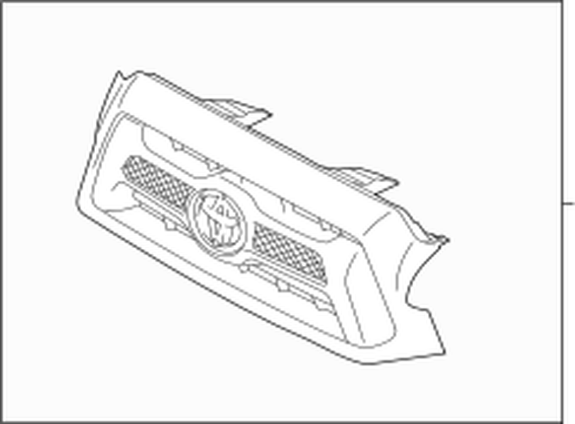53100-04491 Toyota Grille, radiator 5310004491, New Genuine OEM Part | eBay
