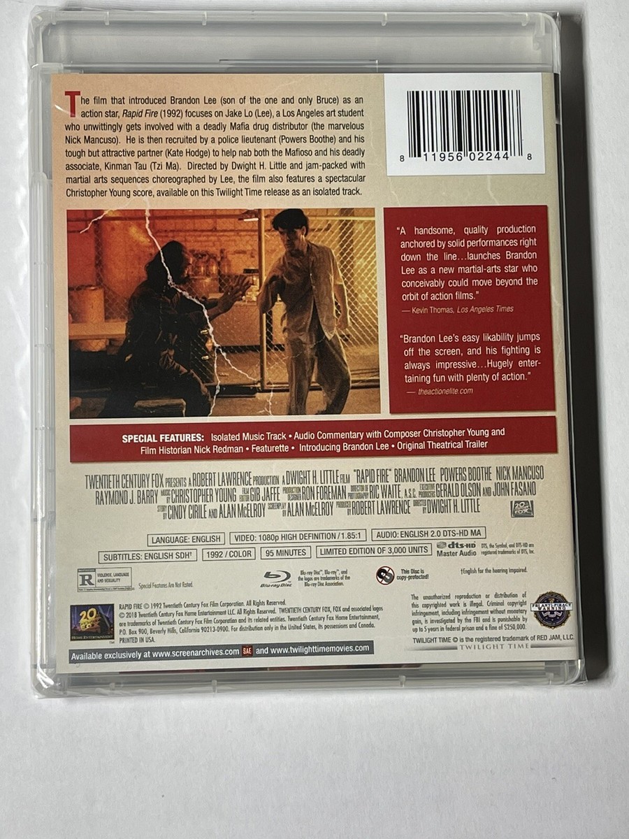 Filme De Fogo Rapido De 1992 How Brandon Lee's Rapid Fire Paid Tribute